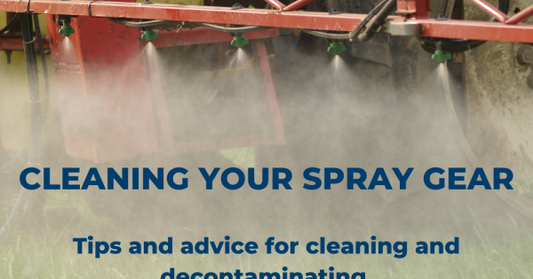 Cleaning Herbicide spray tanks and lines