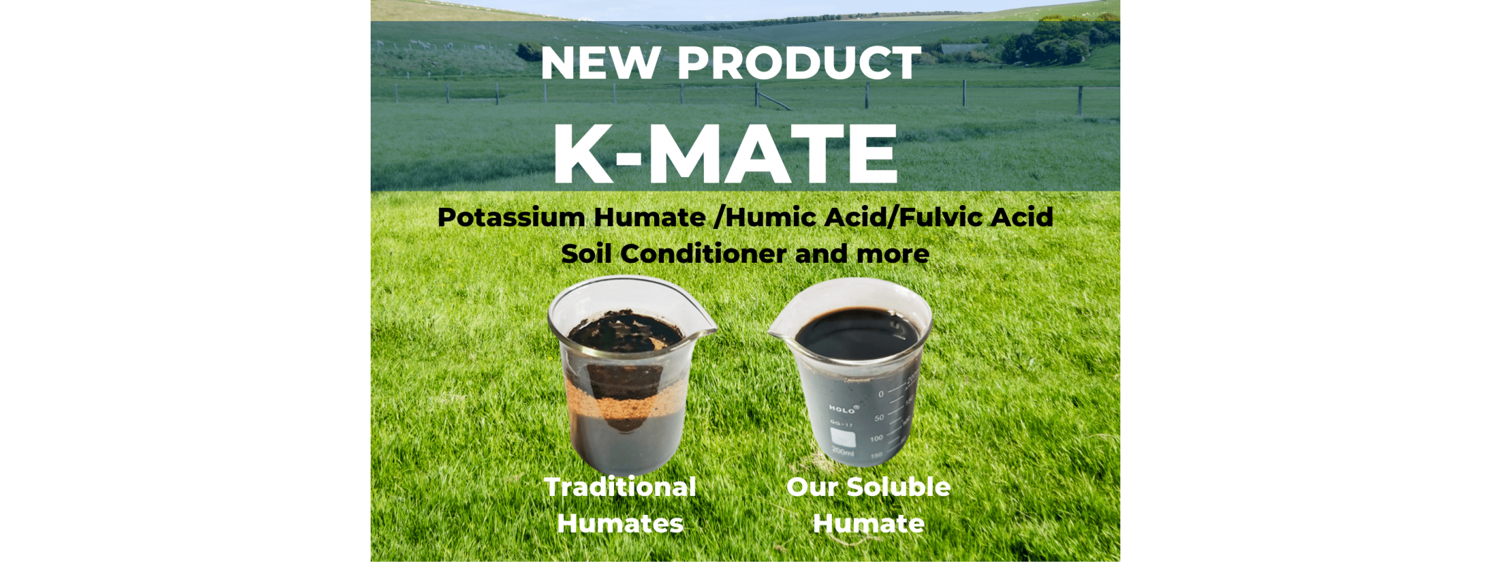 K-Mate - enhance soil health with potassium humate (humic acid)