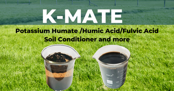 K-Mate - enhance soil health with potassium humate (humic acid)