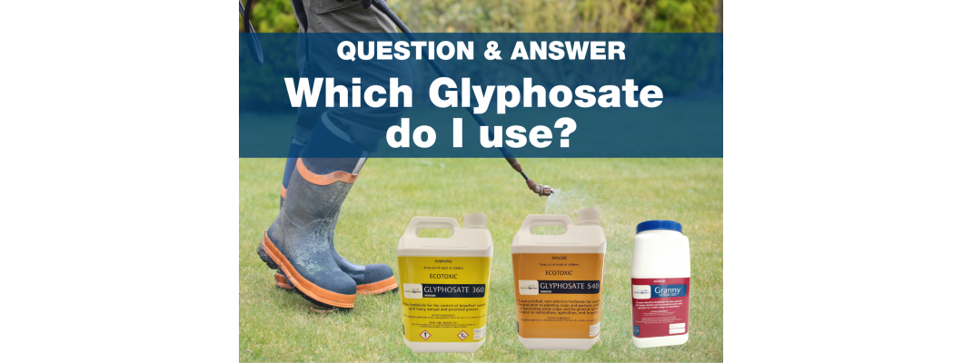 WHATS THE DIFFERENCE BETWEEN GLYPHOSATES