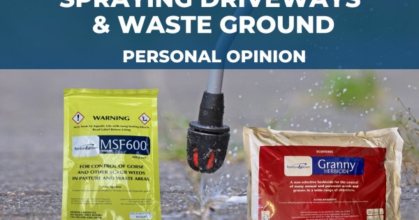 Spraying Driveways and Waste Ground