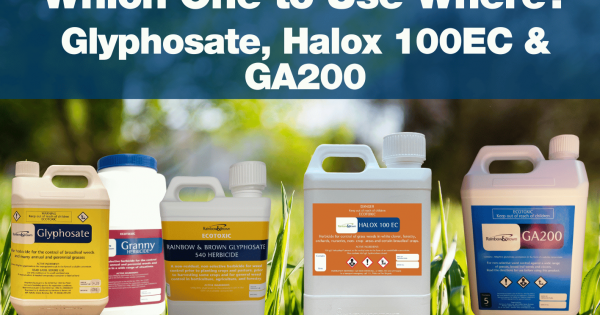 Which one to use? Glyphosate, Halox 100EC and GA200