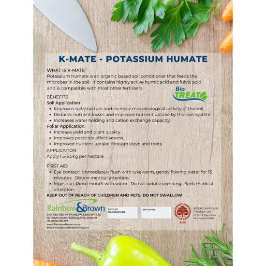 Potassium Humate | Humic Acid | BioGro Soil Conditioner