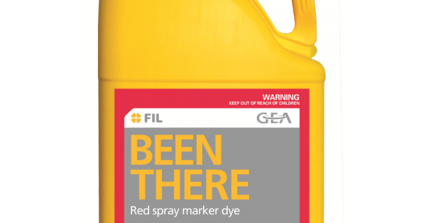 Been There - Red spray marker dye. See where you have sprayed.