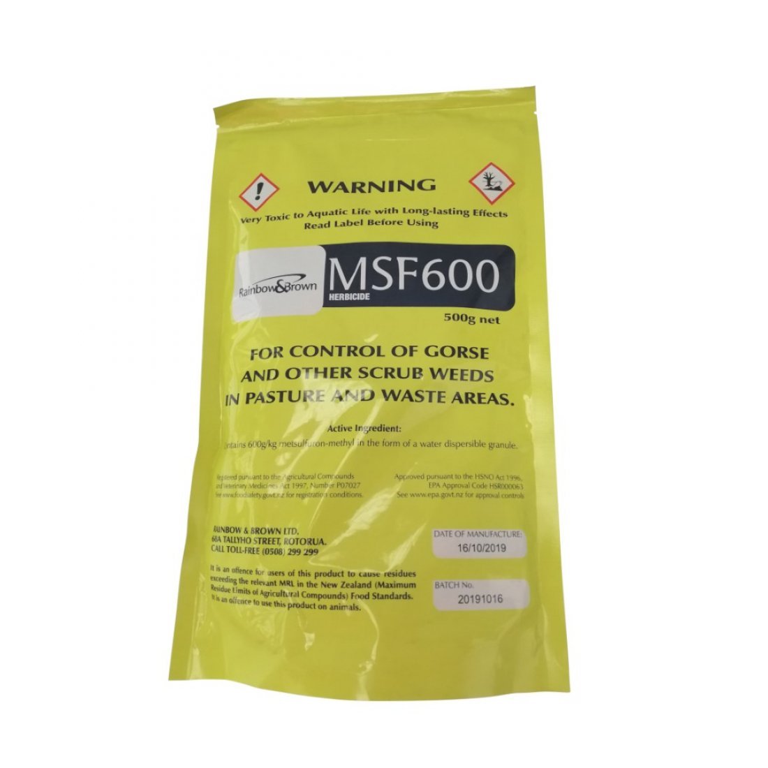 Metsulfuron Methyl Herbicide NZ - Metsulfuron Herbicide
