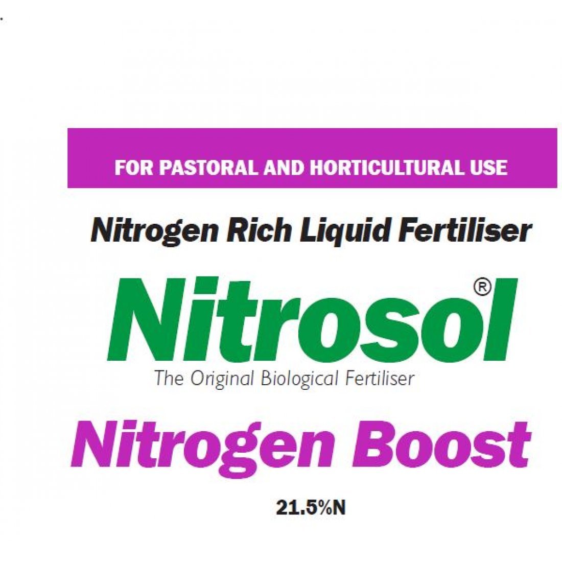 Liquid Nitrogen Fertiliser NZ - Nitrosol Nitrogen Boost