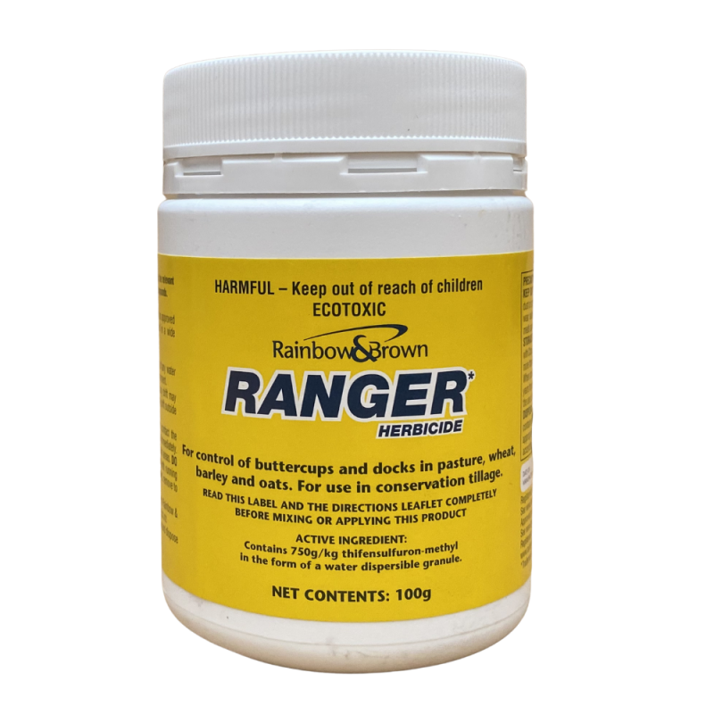 Herbicides & weedkillers in the Rainbow & Brown range of agchems
