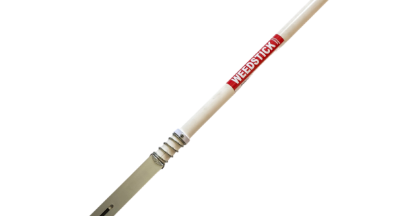 Weedstick - Back-friendly stick for applying granular weed killer