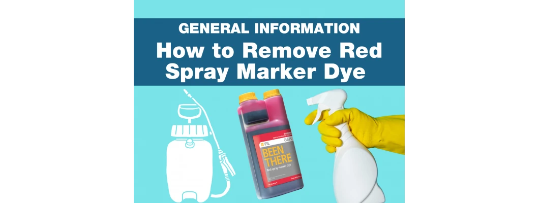 HOW TO GET RID OF RED MARKER SPRAY DYE